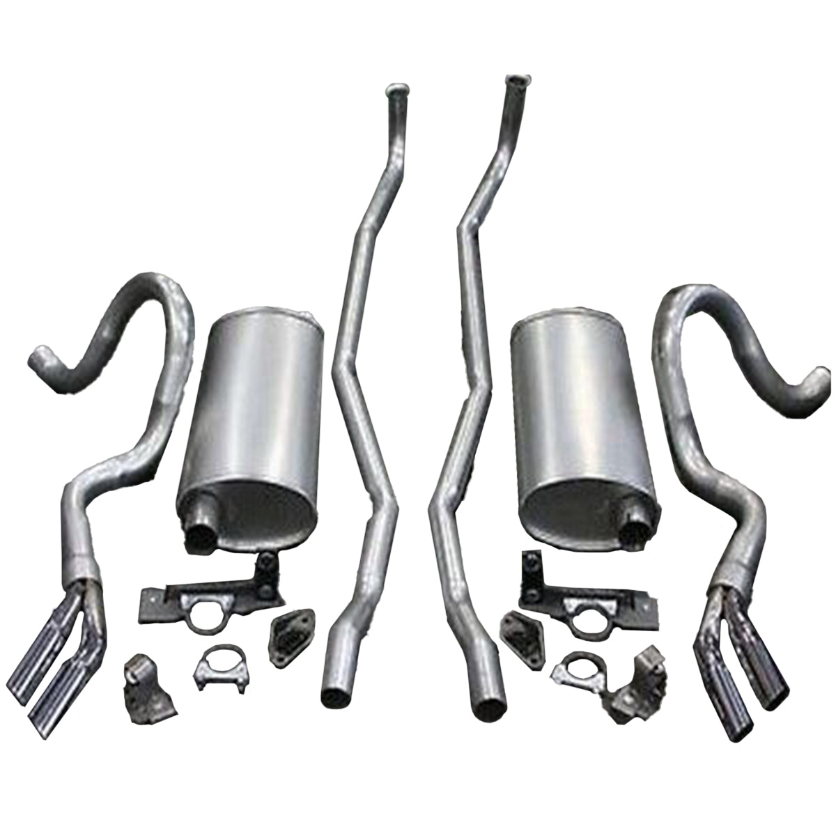 1972 Pontiac GTO Lemans H.O. MT AT Stock Exhaust Kit 2 1/4" – Inline Tube
