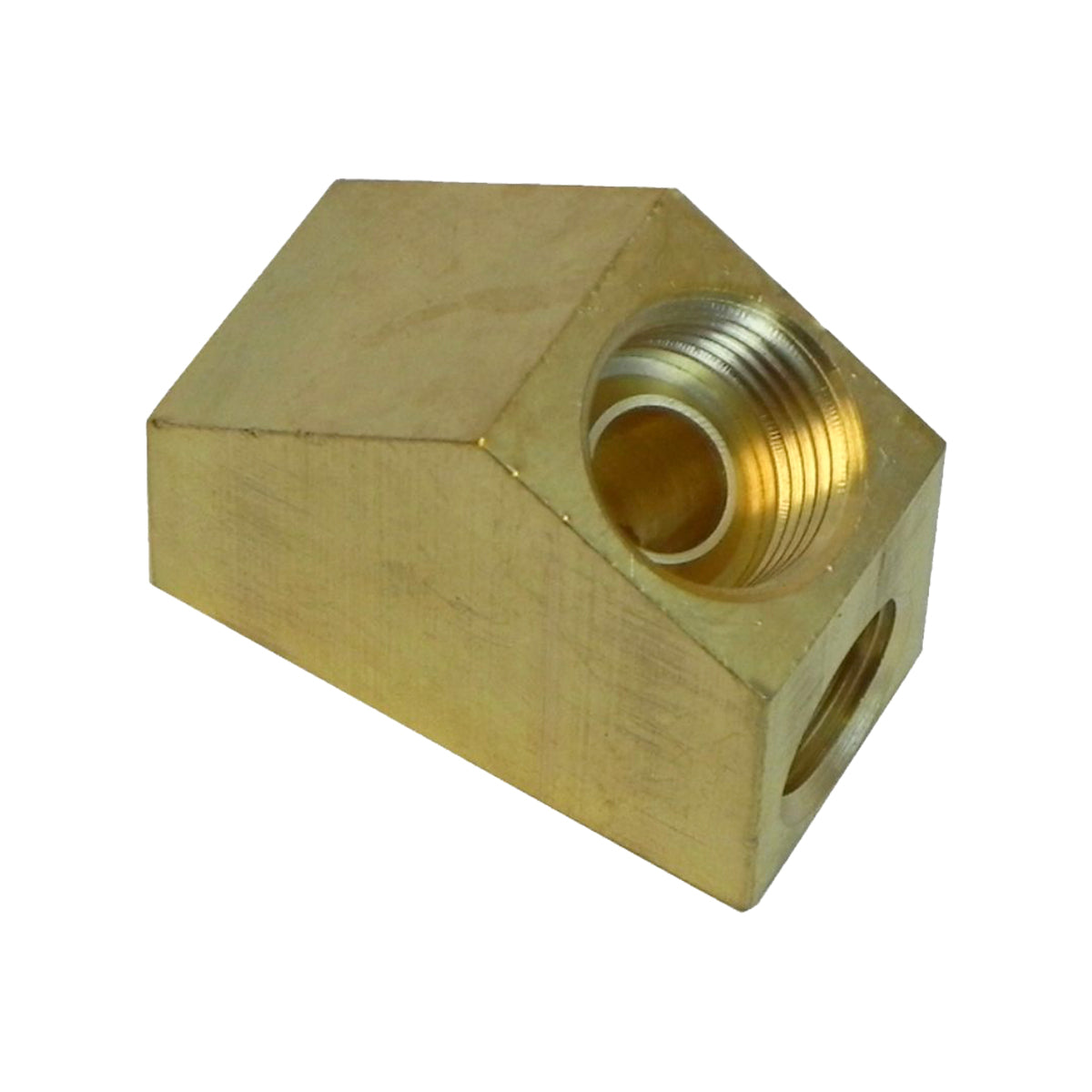 Chevrolet Dual-Feed Holley Brass Fuel Block (to connect Pump to Carb 3 ...