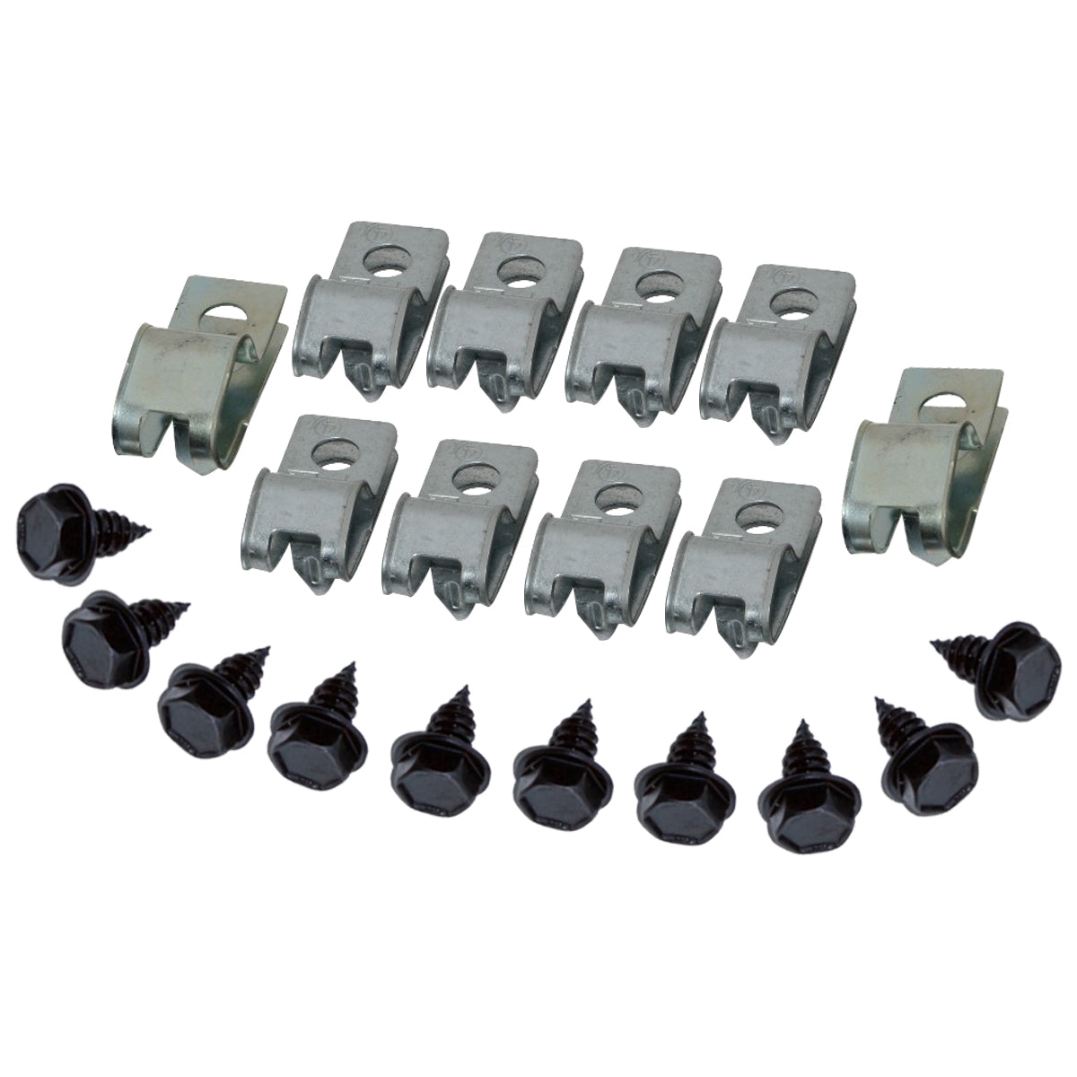 1972-77 F-Body Camaro Fuel Line Clip Kit 3/8" - w/Return Line 20pc ...