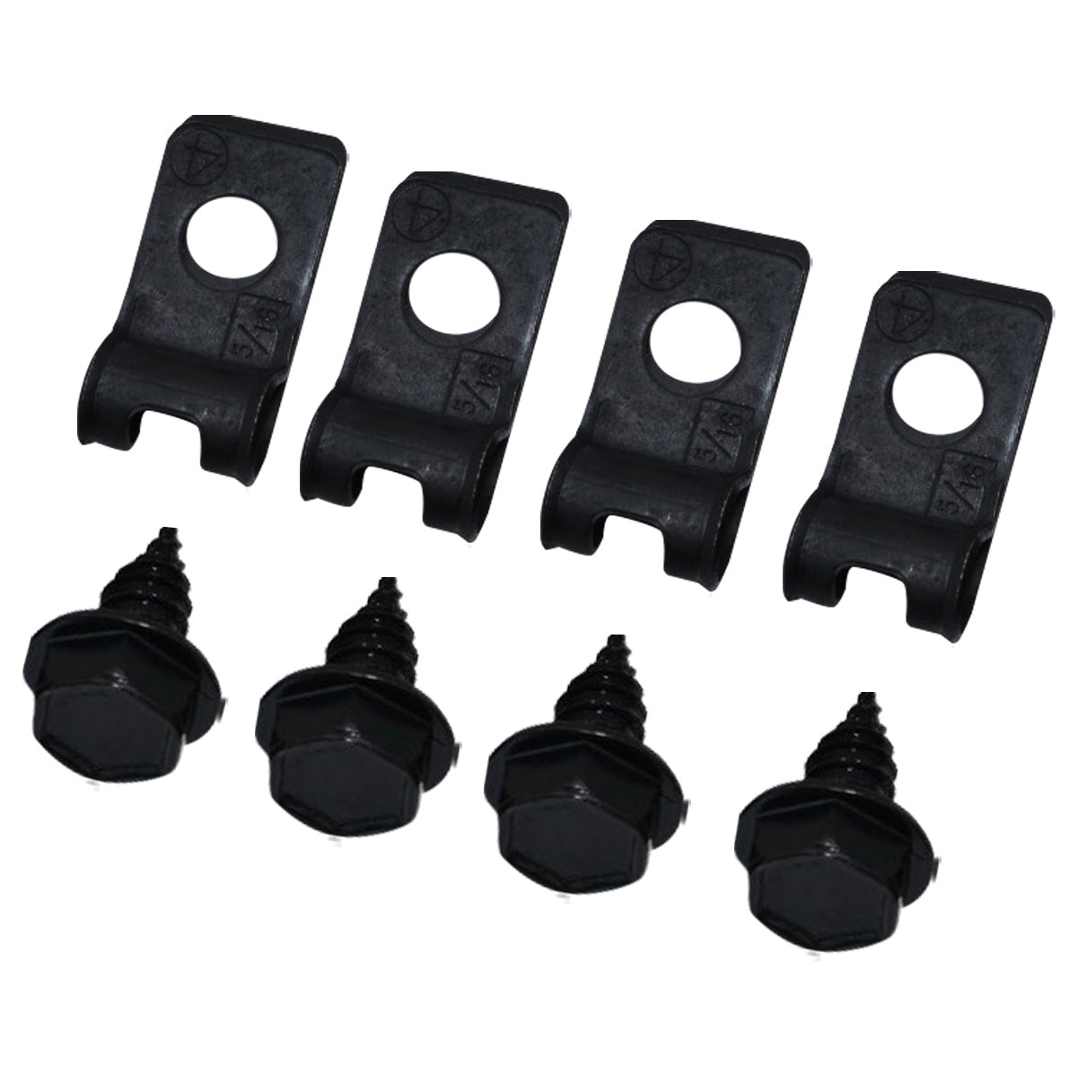 1960-66 Chevrolet GMC Truck 2wd 5/16" Fuel Line Clip Kit 8pc – Inline Tube