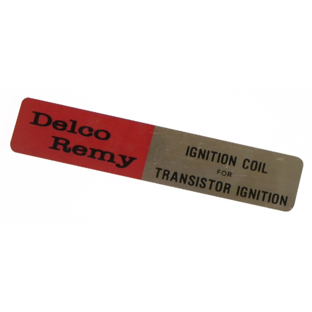 1964-72 GM Factory Delco Coil Decal 1pc – Inline Tube