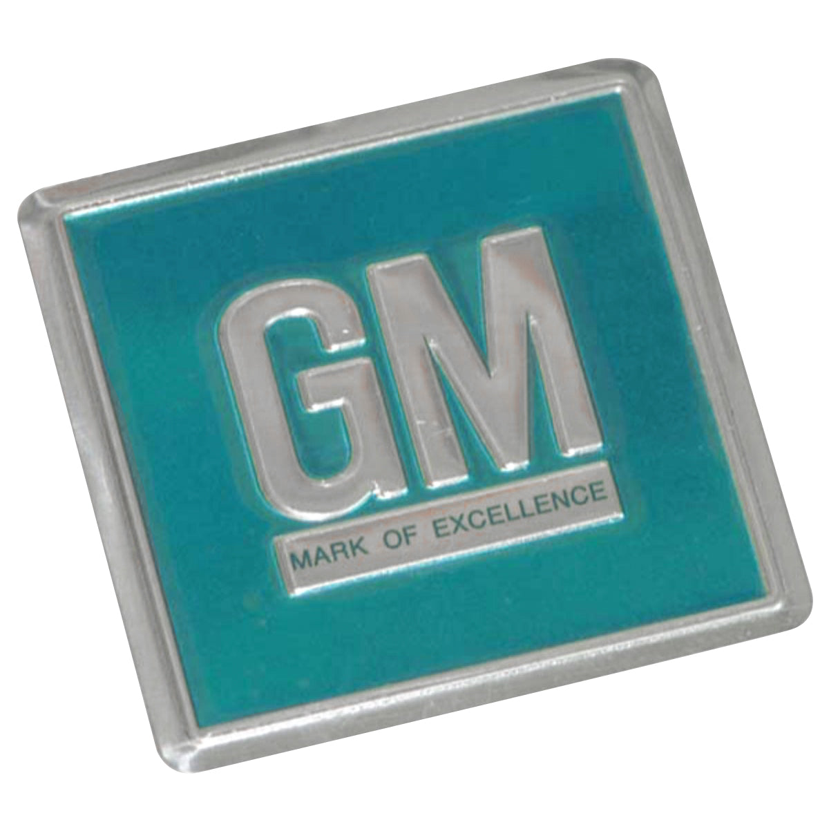 1966-67 GM Metal Door Jamb Decal Turquoise 1pc – Inline Tube