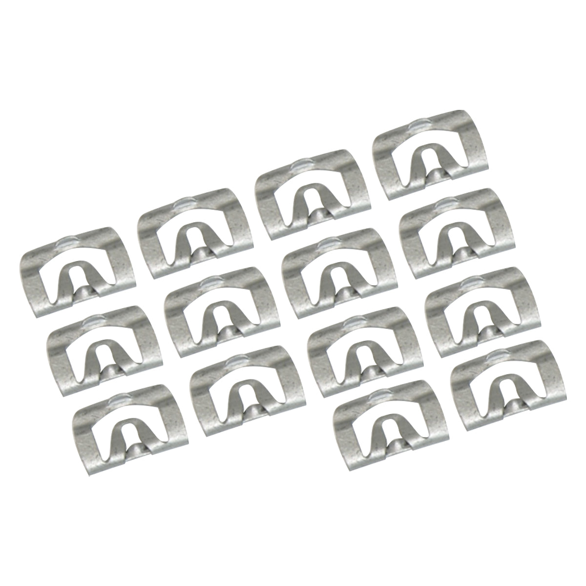 1964-81 GM Front Window Stainless Trim Hold Down Clips 14pc Short Clip ...