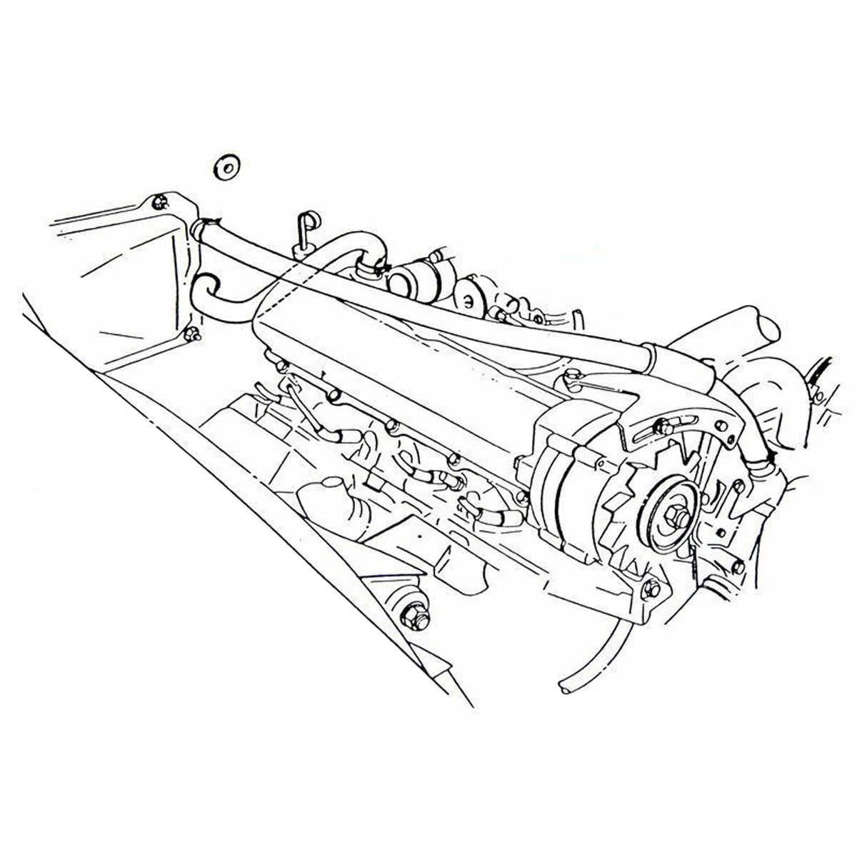 1964-1970 All GM Heater Hose Spring Clips 5/8" & 3/4" 4pc – Inline Tube