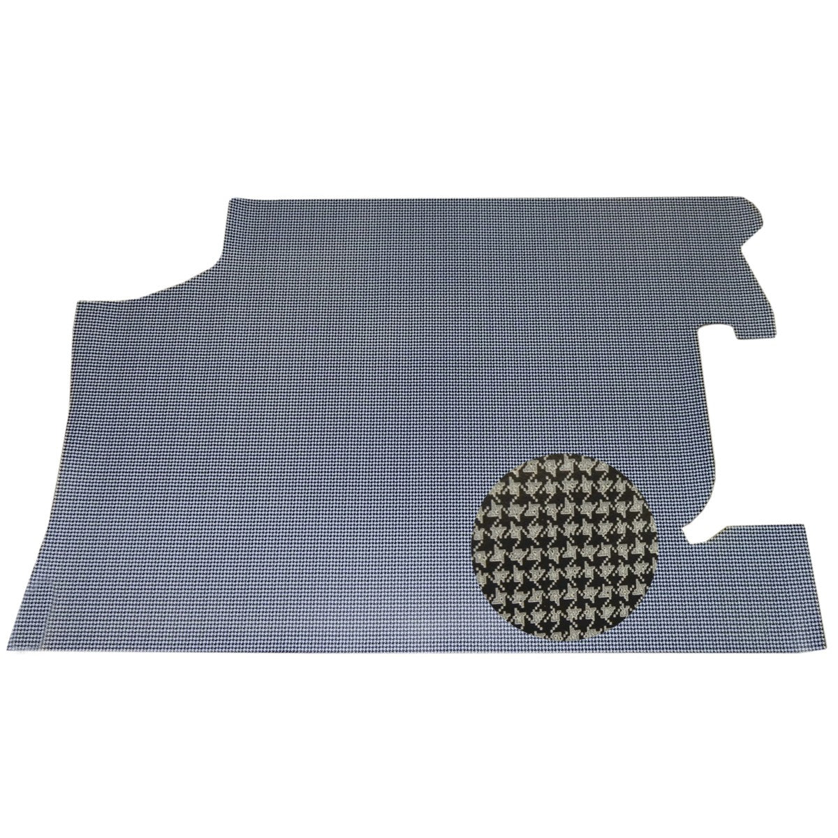 1967 Chevrolet Chevelle Vinyl Trunk Mat Gray And Black Houndstooth Fel ...