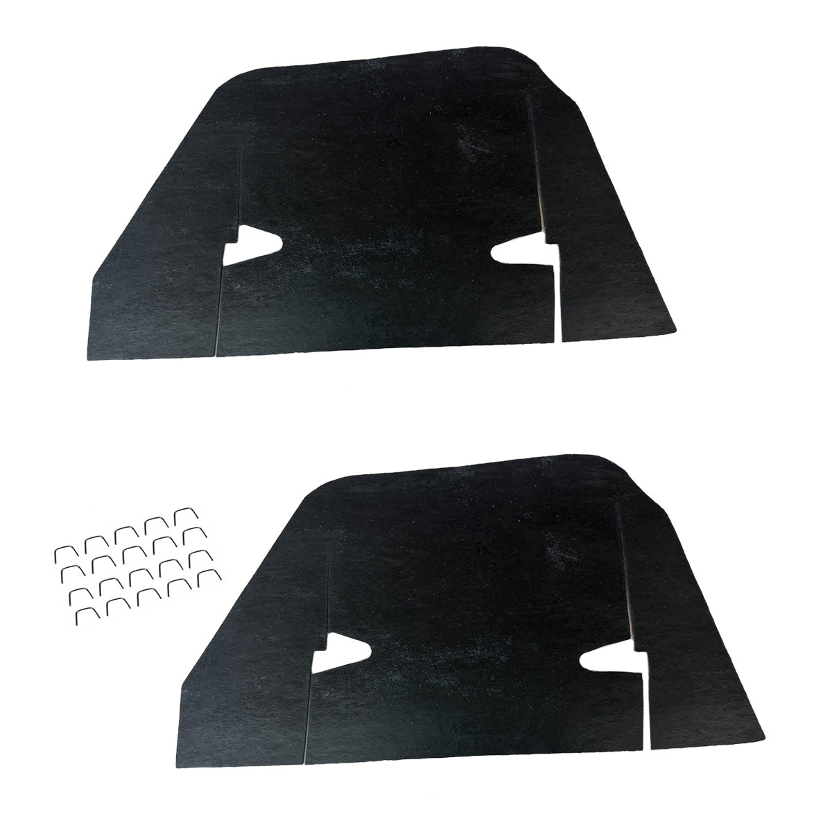 1962-64 Chevrolet Impala Biscayne A-Arm Splash Shields With Staples 2p ...
