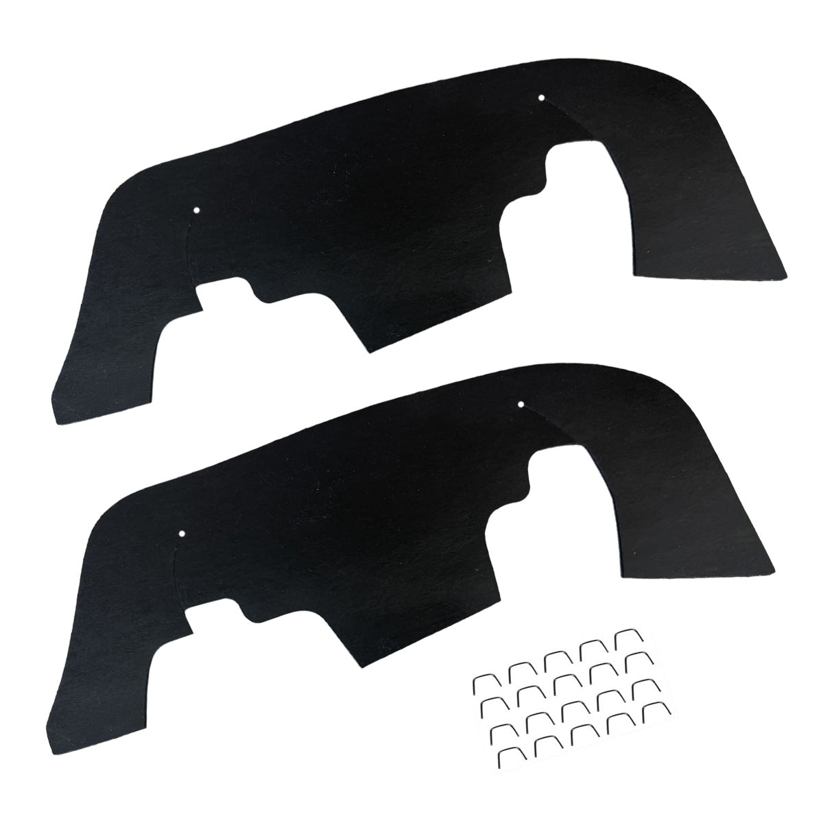 1967 Chevrolet Impala Biscayne A-Arm Splash Shields With Staples 2pc ...
