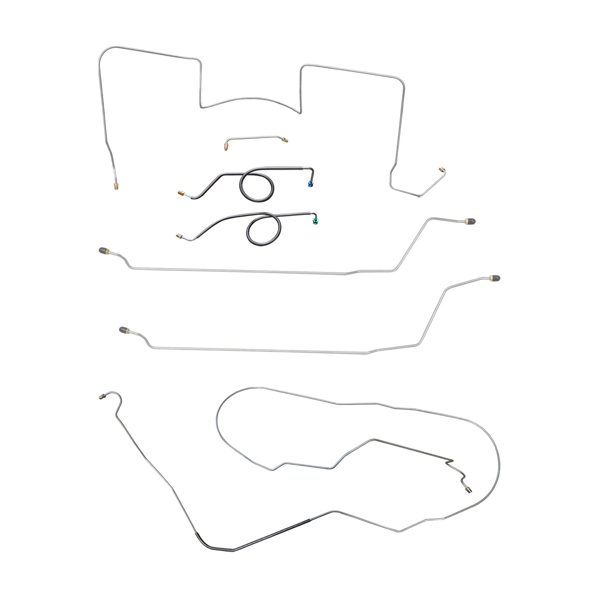 1964 Pontiac GTO/Tempest/LeMans Power Disc Brake Conversion Line Kit 7 ...